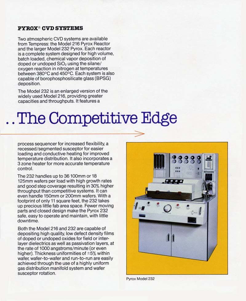 Tempress - DDC Diffusion furnace