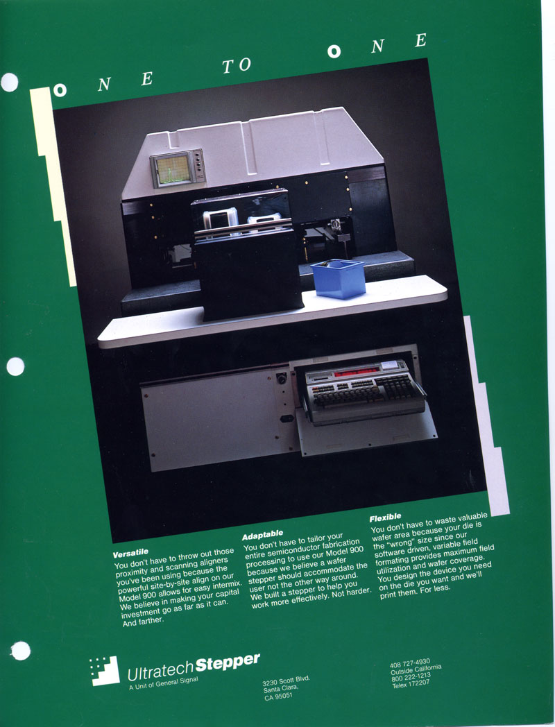 Ultratech Stepper - Model 900 H/G Line stepper